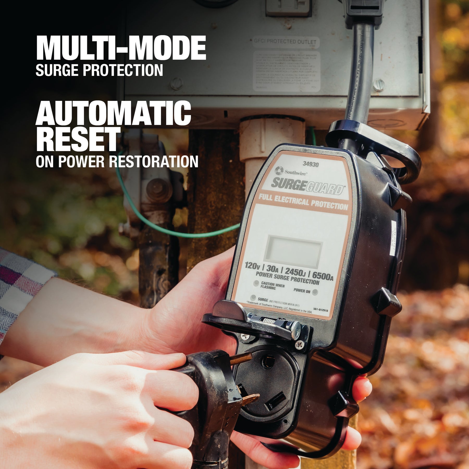 Surge Guard 34930 Portable Total Electrical Protection - 30 AMP – TechnoRV